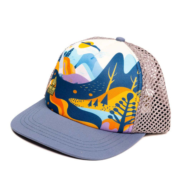 Adult Abstract Landscape Trucker Hat - Take Me Outside